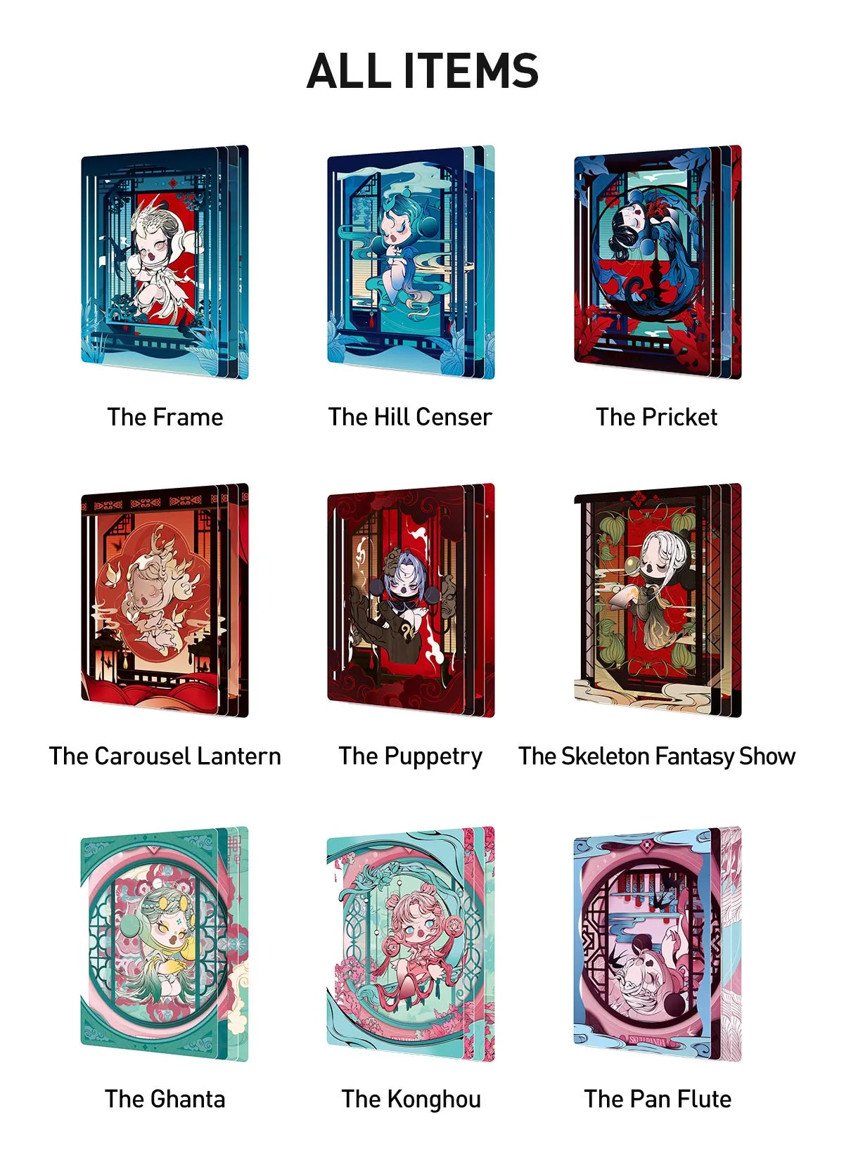 SKULLPANDA The Mirage Series Figures Art Collection Cards – Springer ...